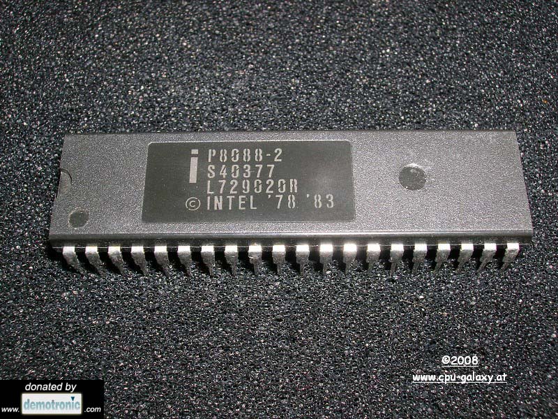 Cpu Galaxy At Vintage Chips Intel 8088 Section
